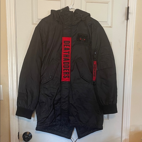 Mishka | Jackets & Coats | Mishka Death Adders Black And Red Mens ...